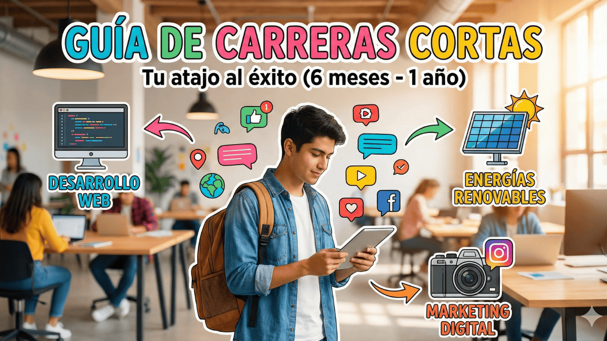 Carreras cortas de 6 meses a 1 año 2026